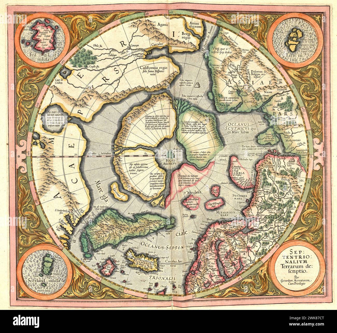 Arktis map hi-res stock photography and images - Alamy