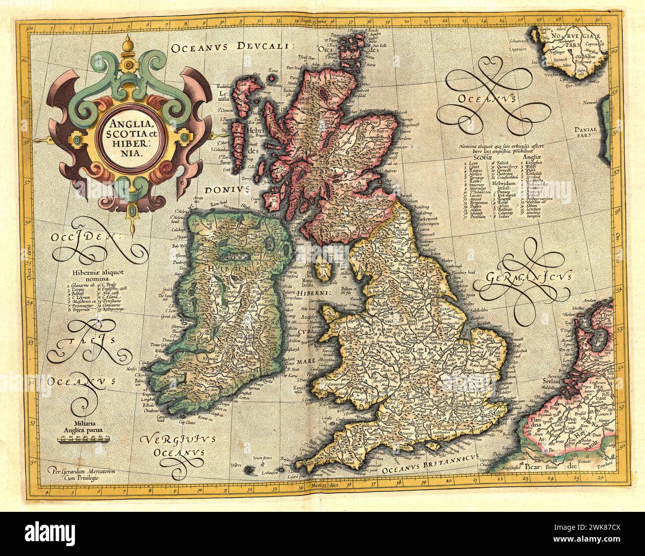 Map of great britain atlas hi-res stock photography and images - Alamy