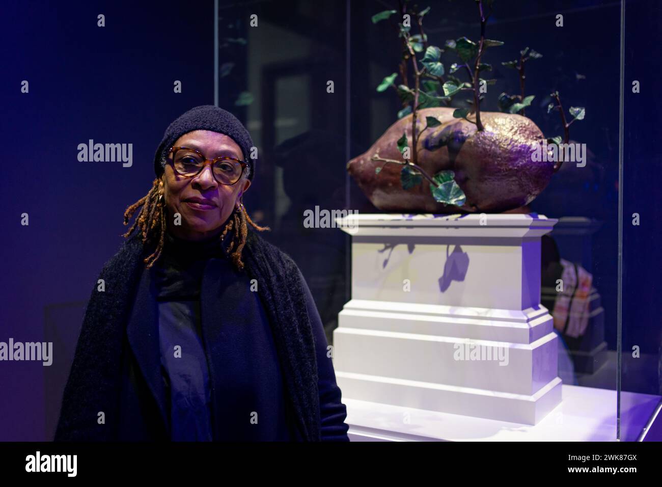 Veronica Ryan with her work 'Sweet Potatoes and Yams are Not the Same ...