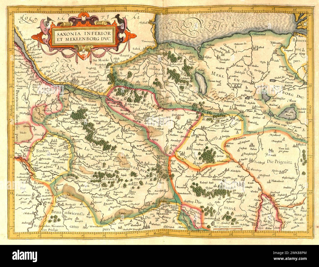 Landkarten historisch sachsen hi-res stock photography and images - Alamy