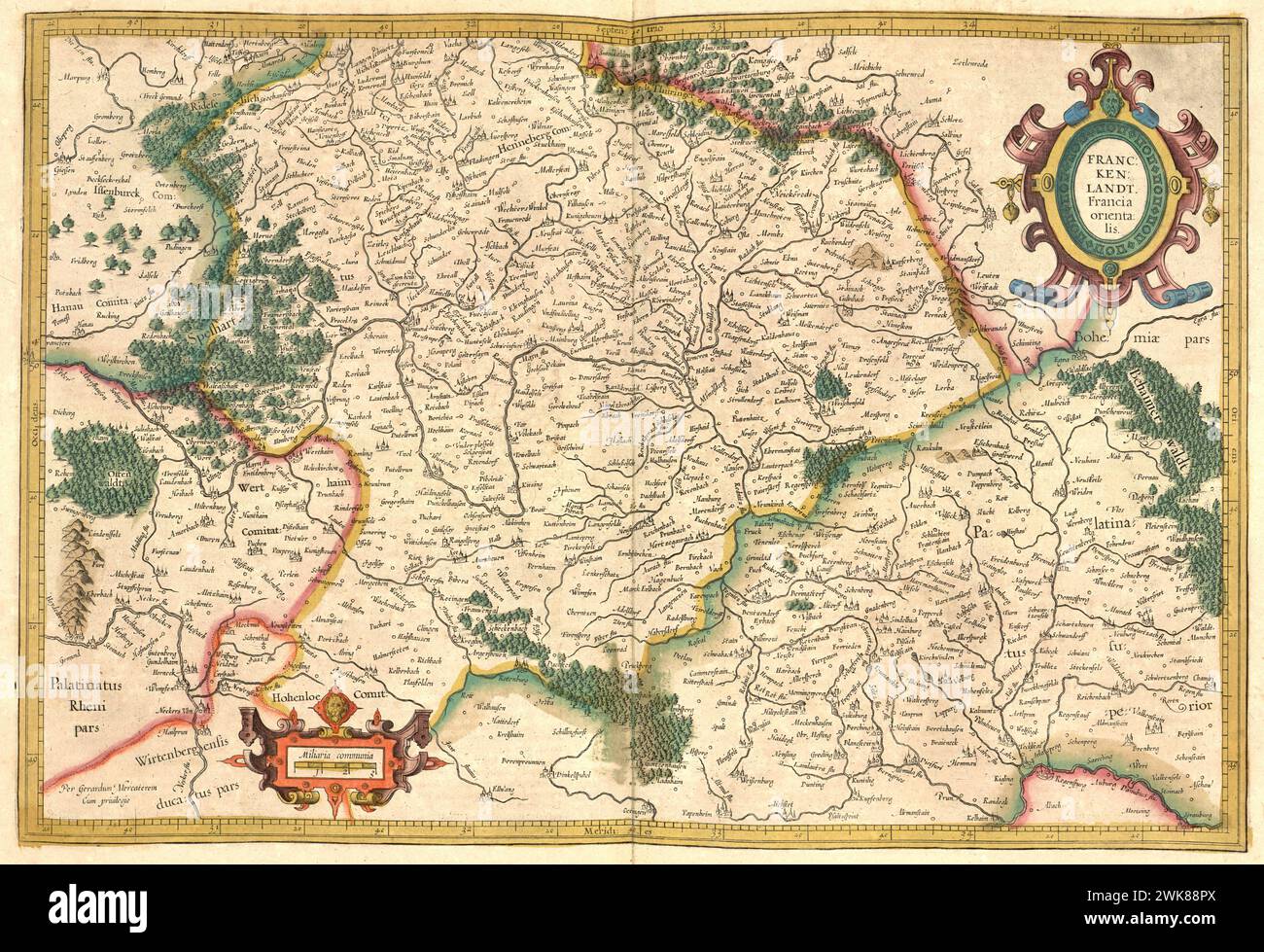 Historical map of bavaria hi-res stock photography and images - Alamy