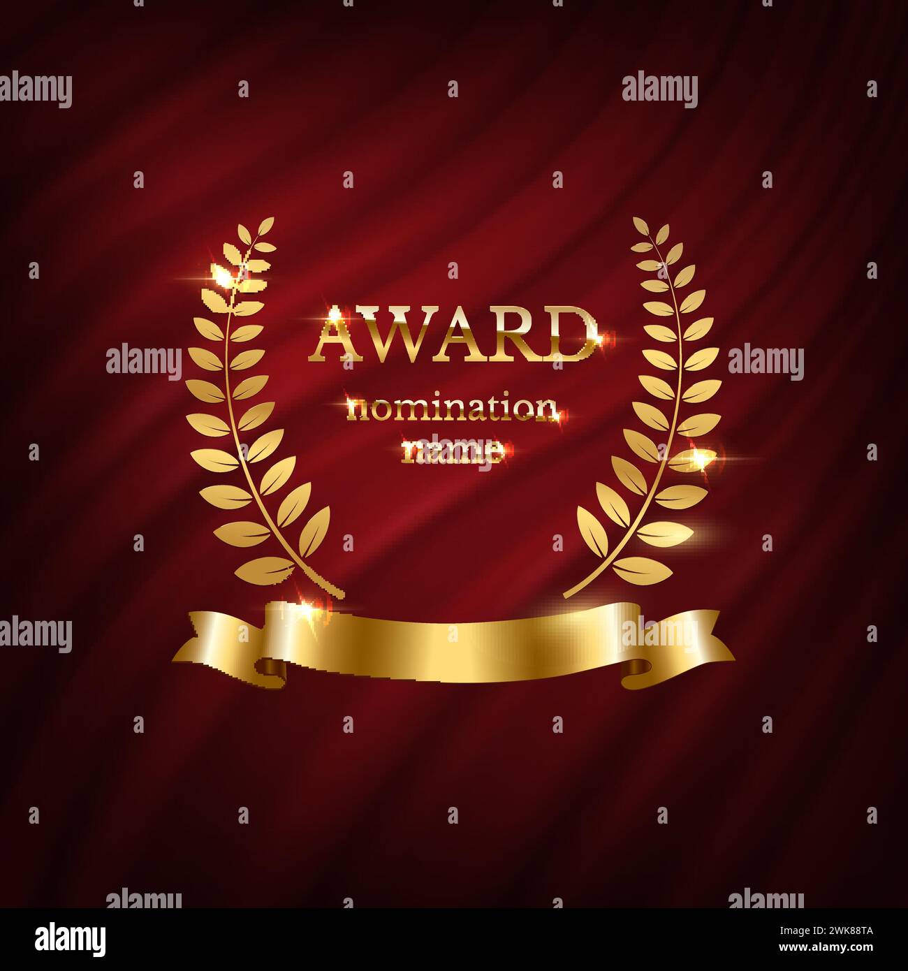 Nominated for award Stock Vector Images - Alamy