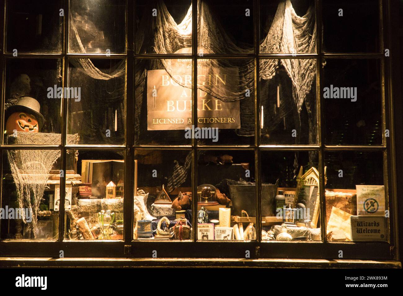 Harry Potter shop window in The Shambles York England UK. October 2023 ...