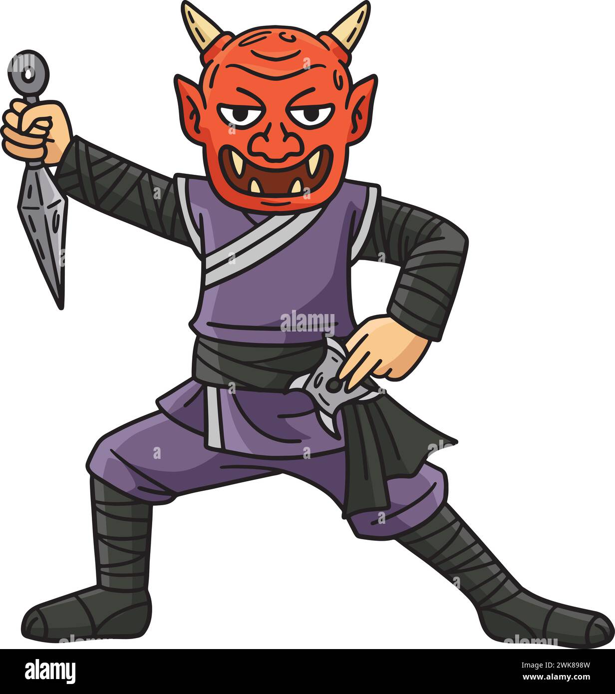 Oni mask art hi-res stock photography and images - Alamy