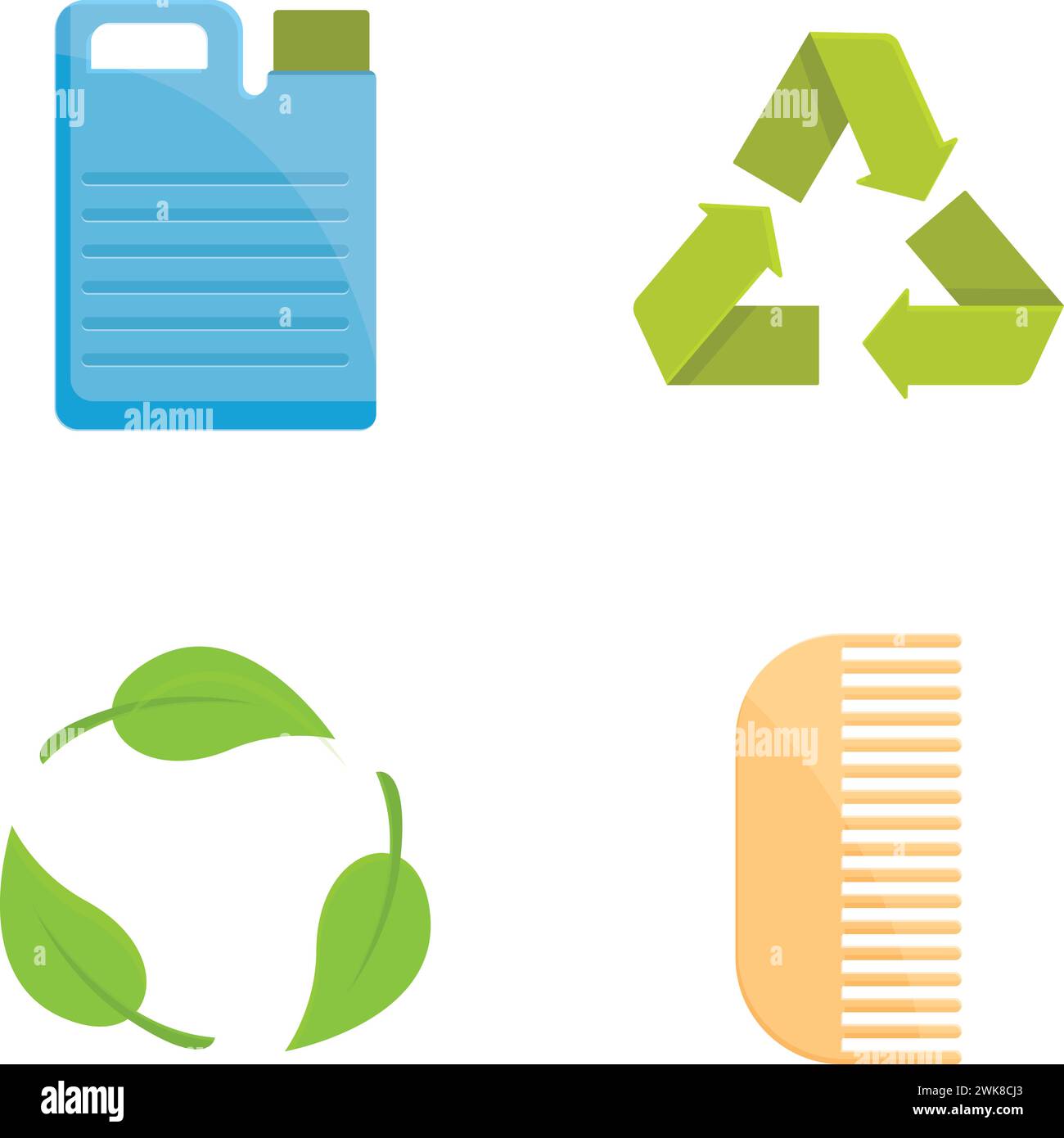 Plastic reprocessing Stock Vector Images - Alamy