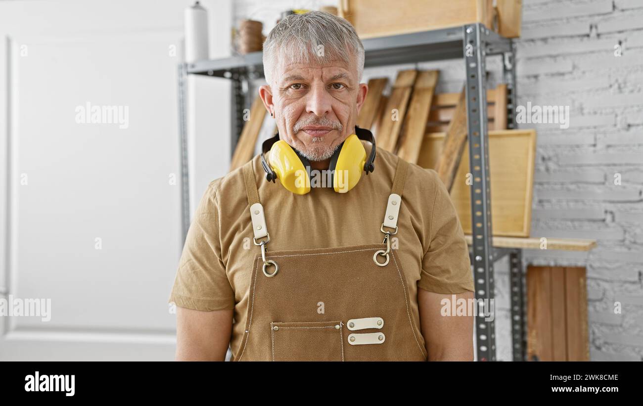 Wearing hearing protection hi-res stock photography and images - Alamy