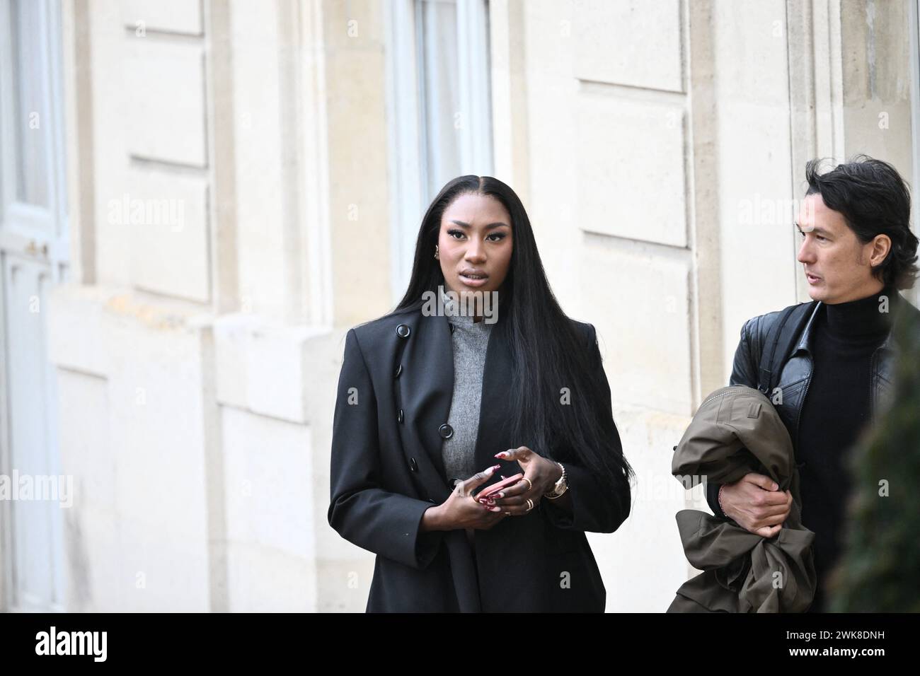 Paris, France. 19th Feb, 2024. Exclusive - French pop singer Aya ...