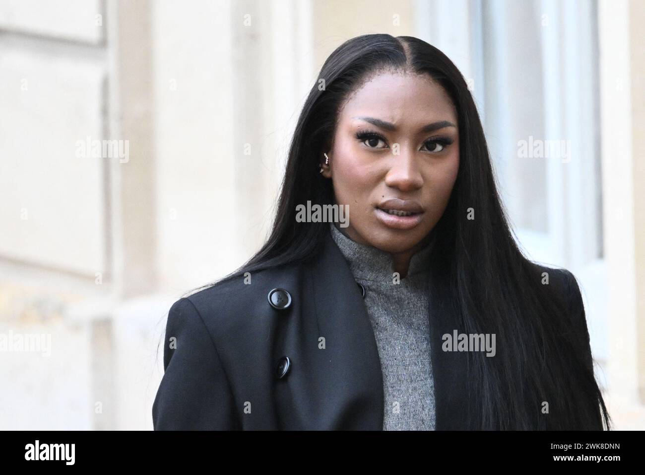 Paris, France. 19th Feb, 2024. Exclusive - French pop singer Aya ...