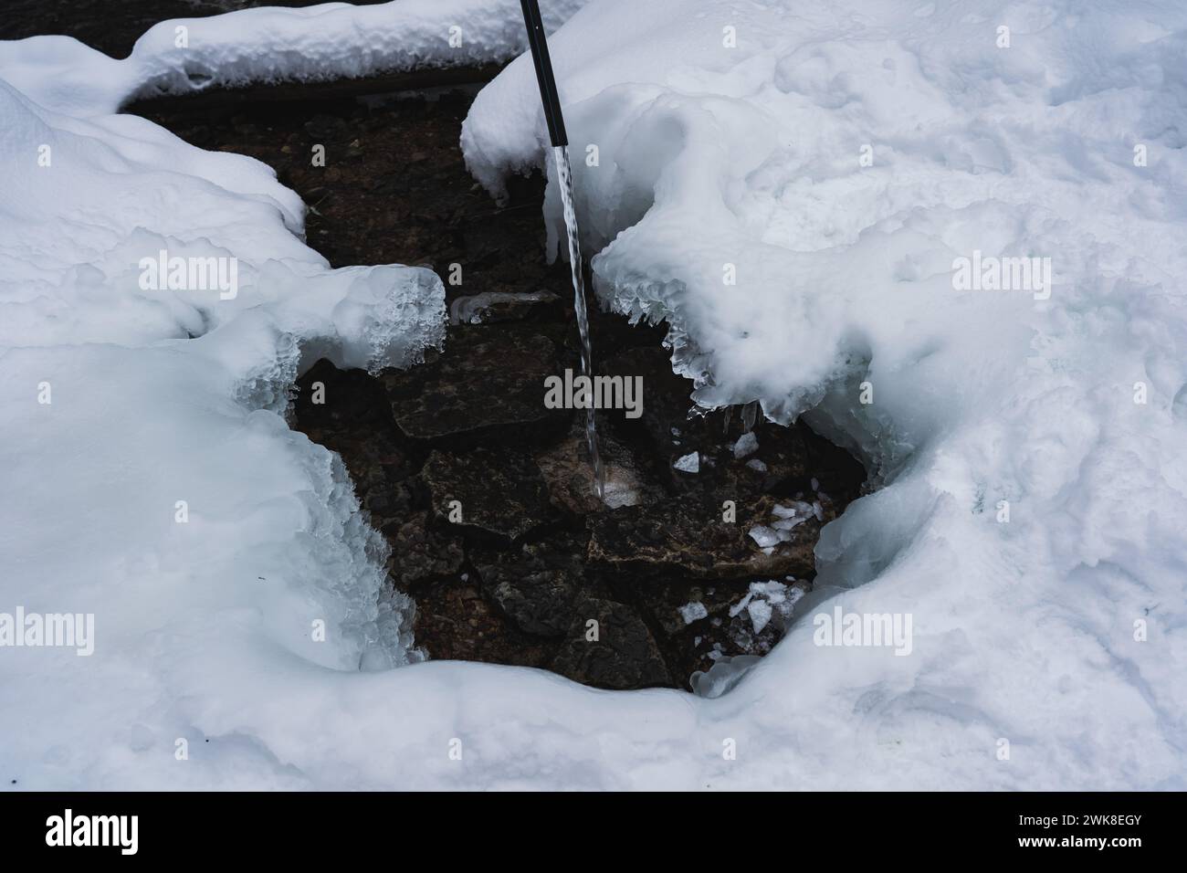Spring water pipe hi-res stock photography and images - Alamy