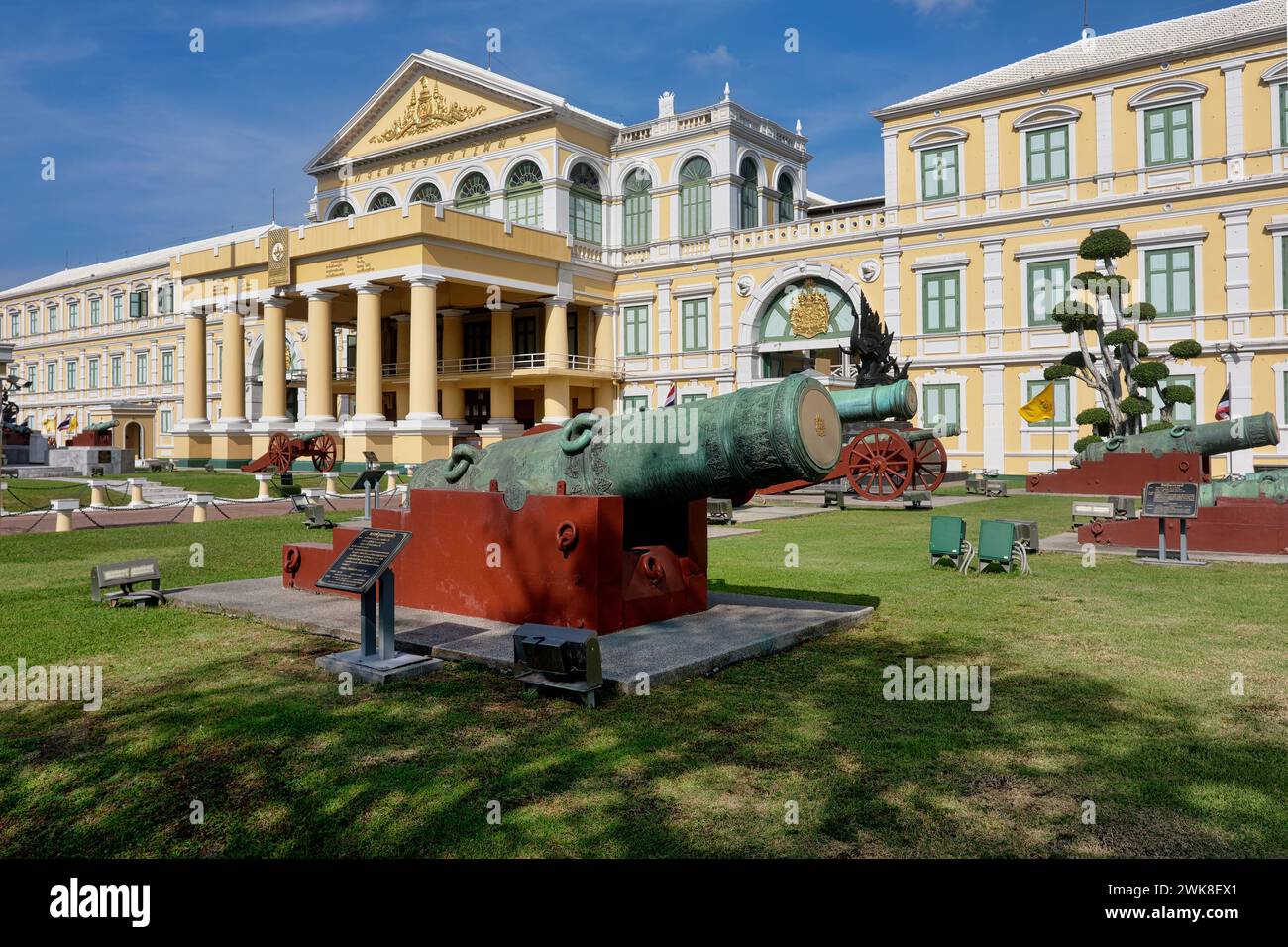 The 19th century building housing Thailand's Ministry of Defence ...