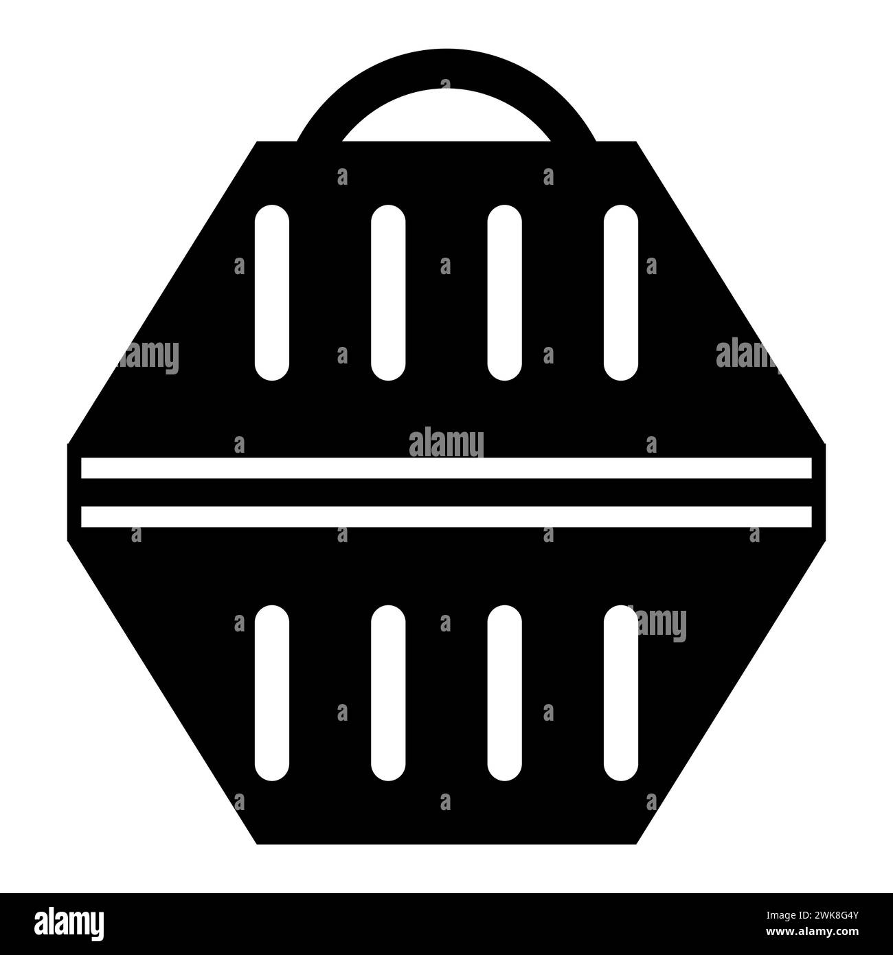 Pet carrier or Pet Cargo. Empty cage. Portable container for animal ...