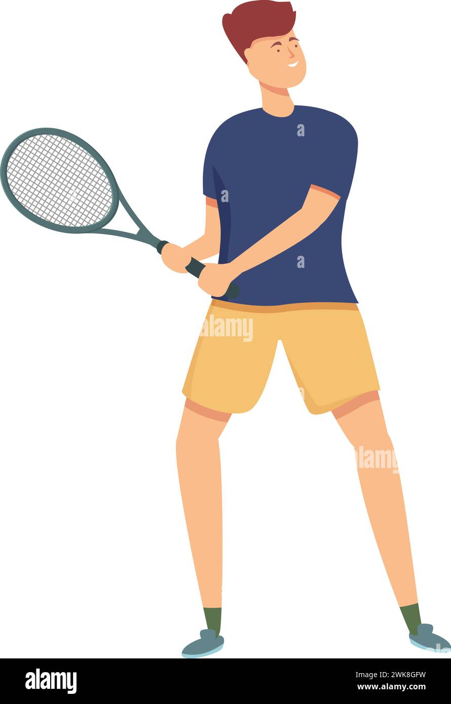 Area tennis player icon cartoon vector. Big play game. Speed serve ...