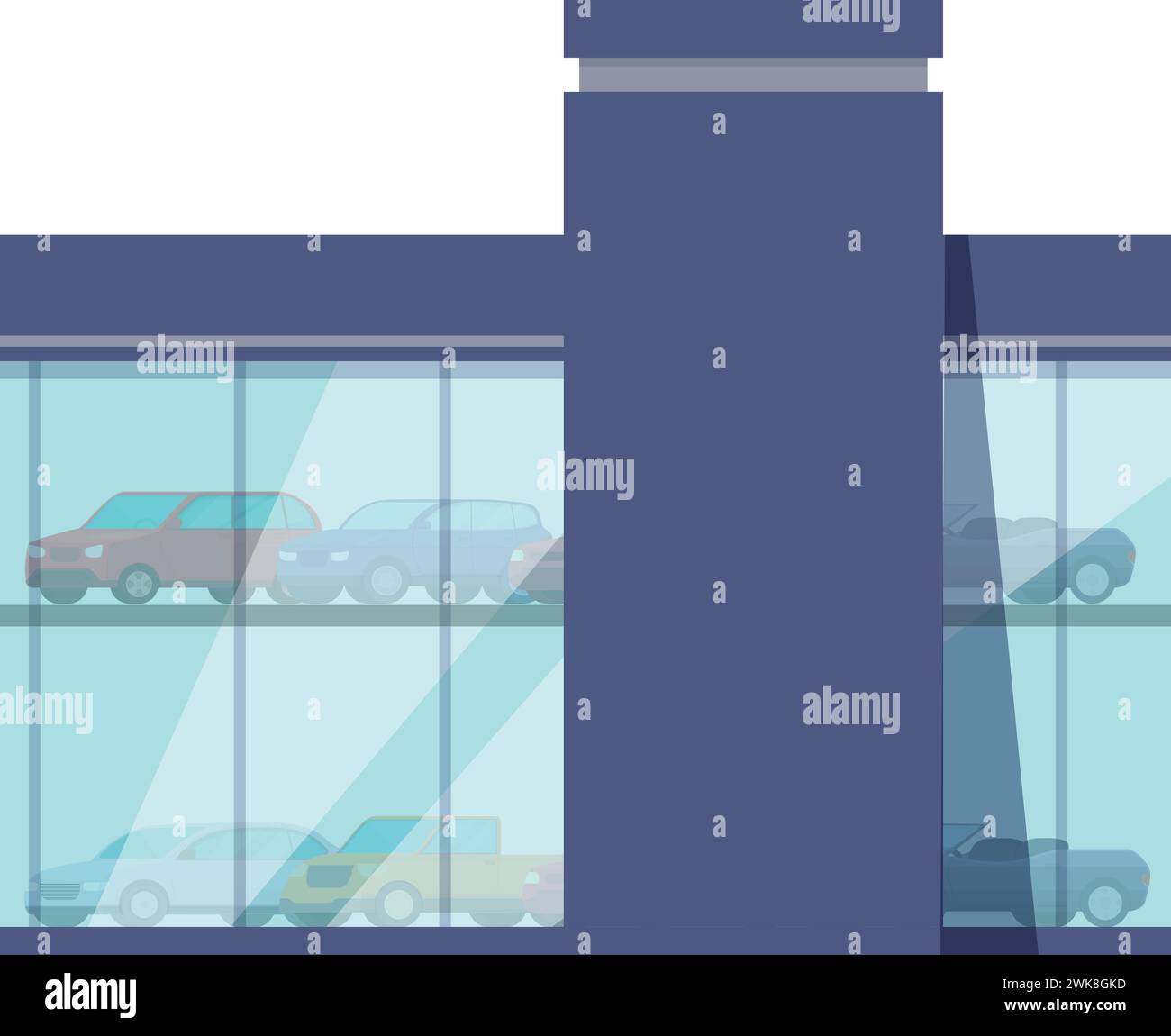 Person stand showroom Cut Out Stock Images & Pictures - Alamy