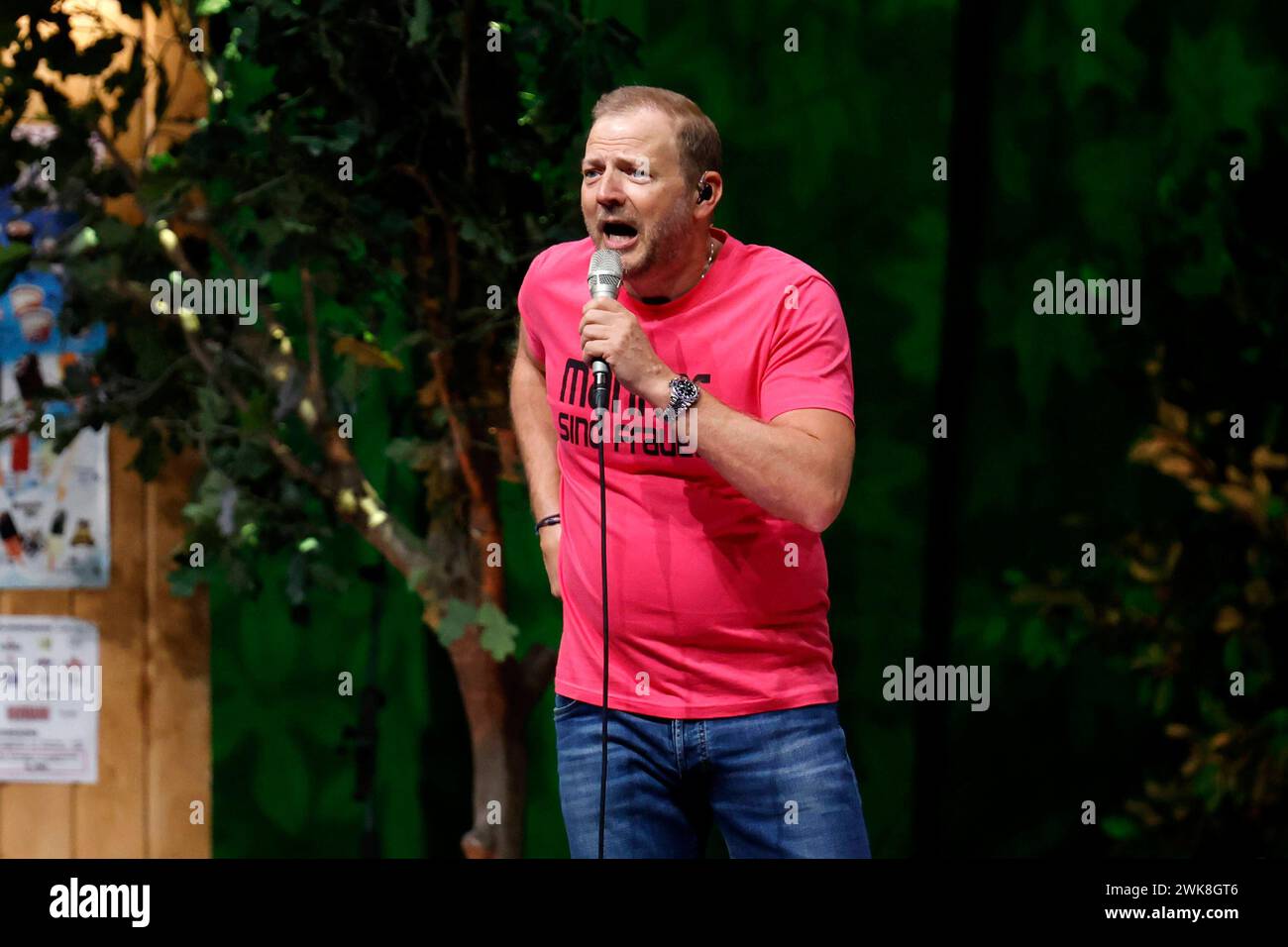 Comedian Mario Barth bei seiner Show in der Lanxess-Arena. Köln, 18.02. ...