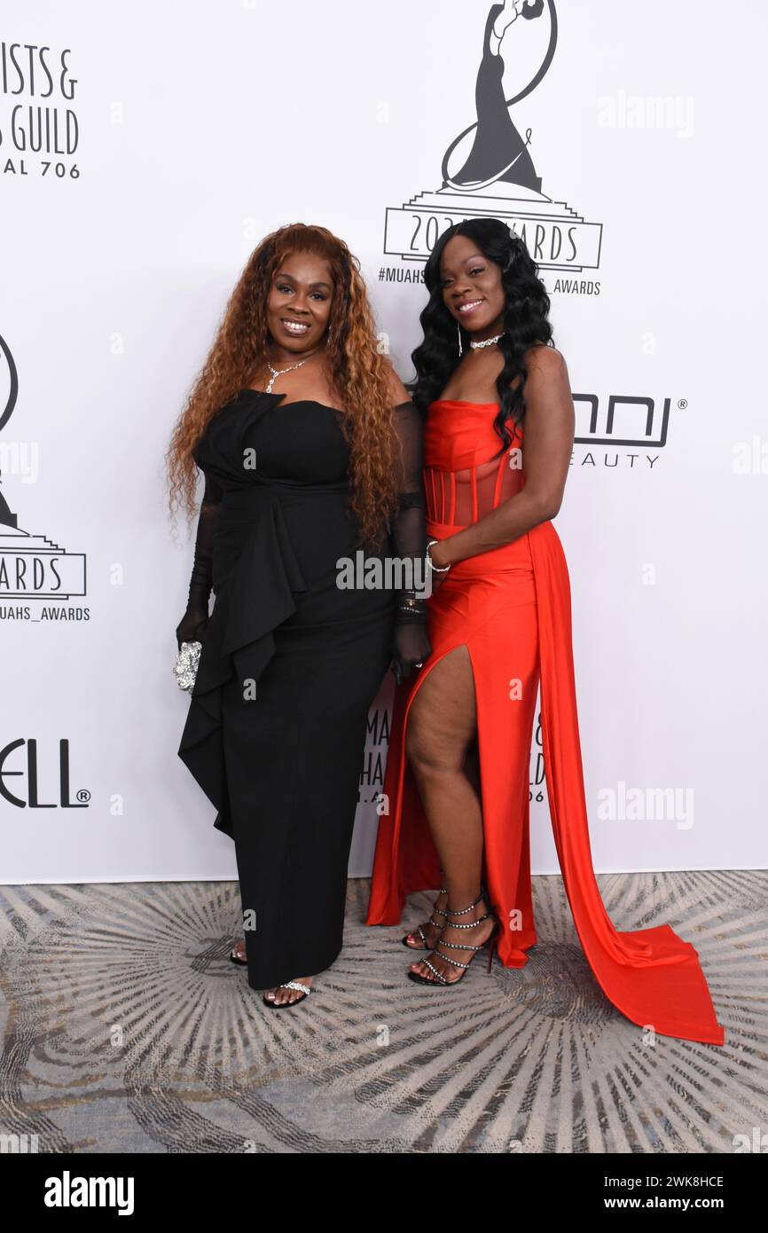 Beverly Hills, California, USA 18th February 2024 Tinisha Meeks and ...