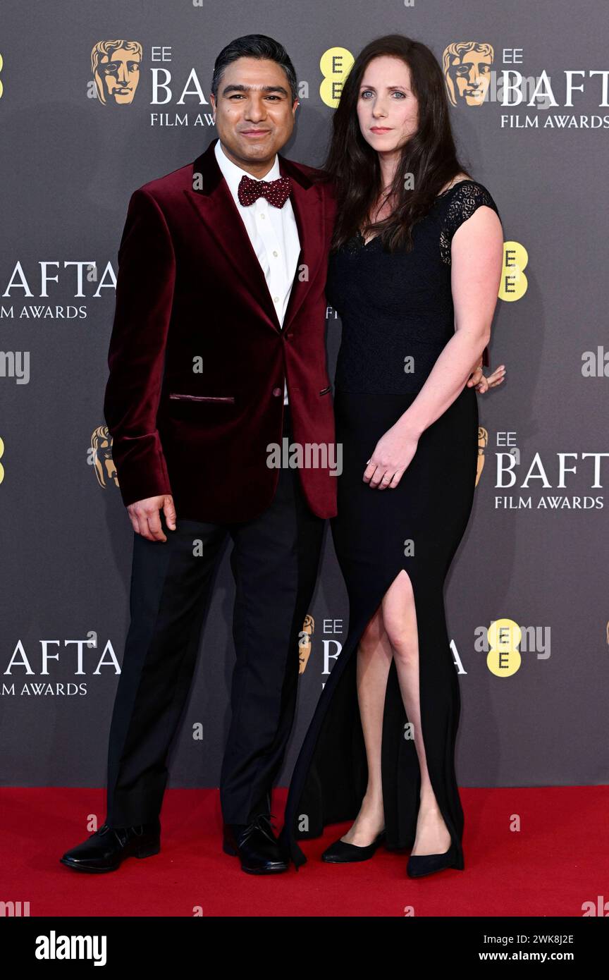 Nick Mohammed mit Ehefrau Becka Mohammed bei der Verleihung der BAFTA ...