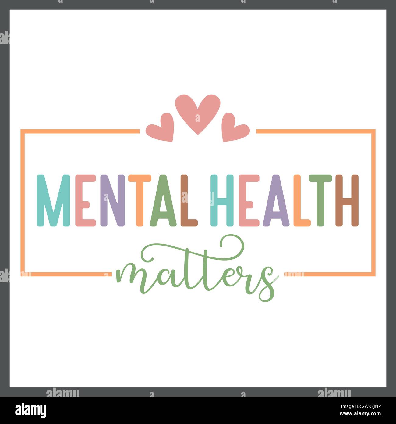 Mental Health T-Shirt Design Stock Vector Image & Art - Alamy