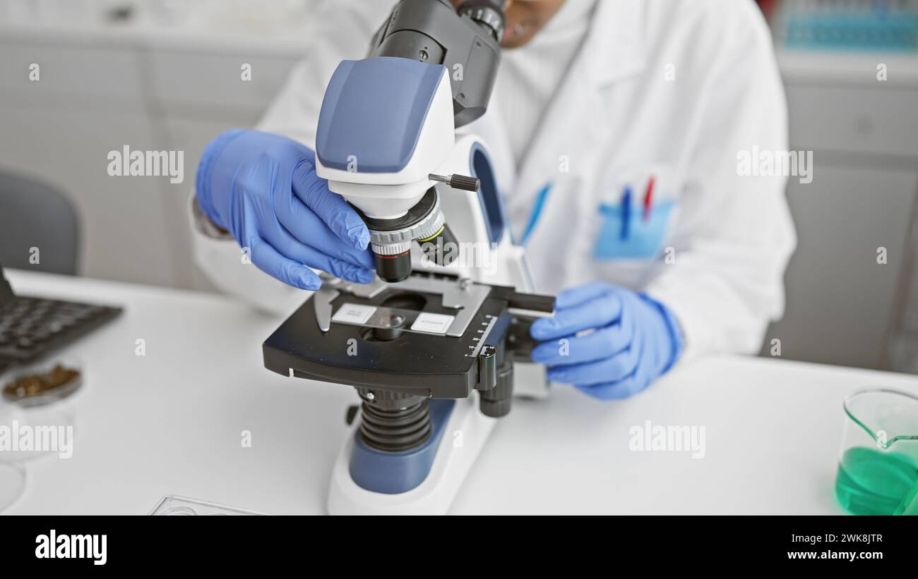Microscope sample preparation hi-res stock photography and images - Alamy