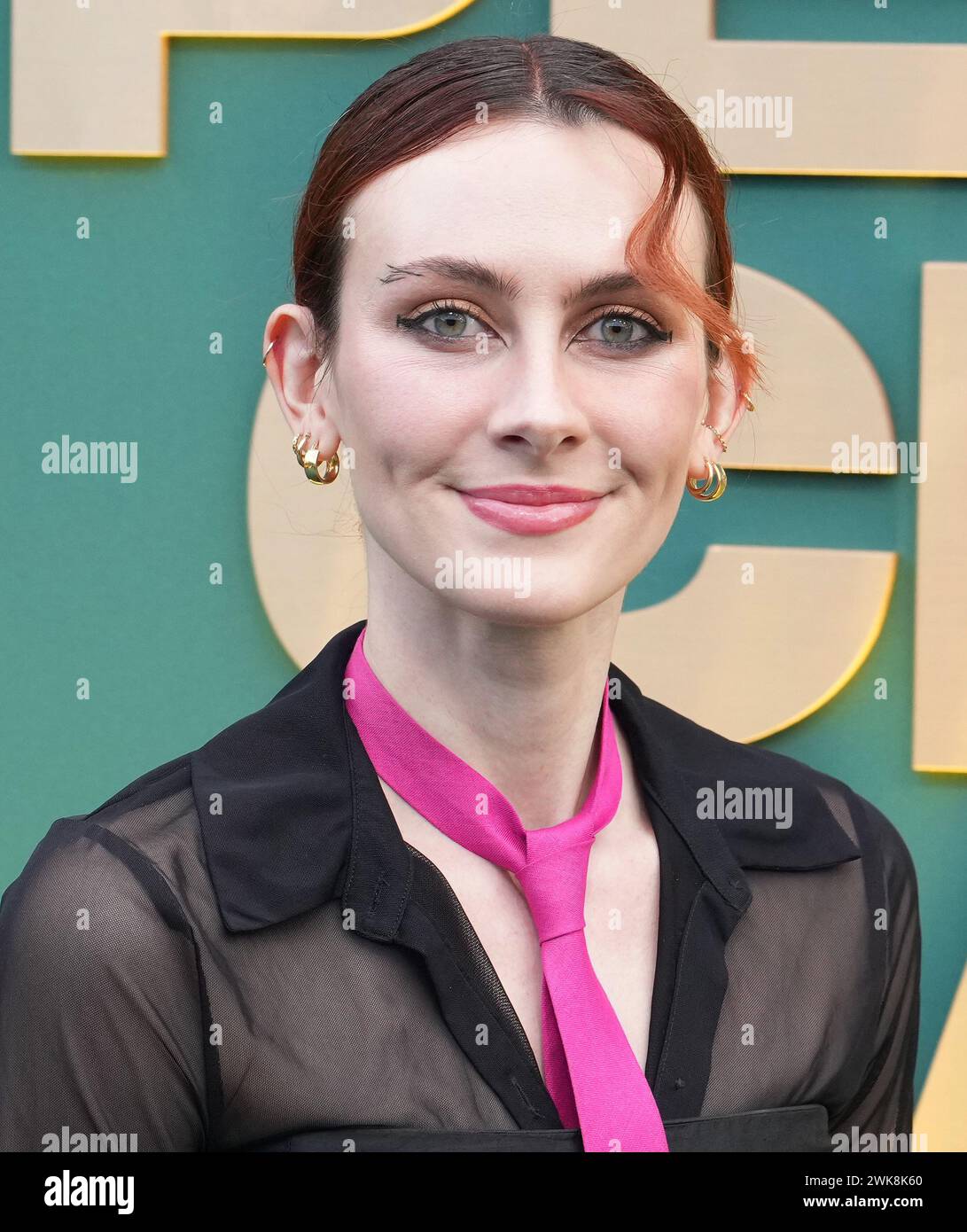 Los Angeles, USA. 18th Feb, 2024. Michaela Jill Murphy walking on the ...