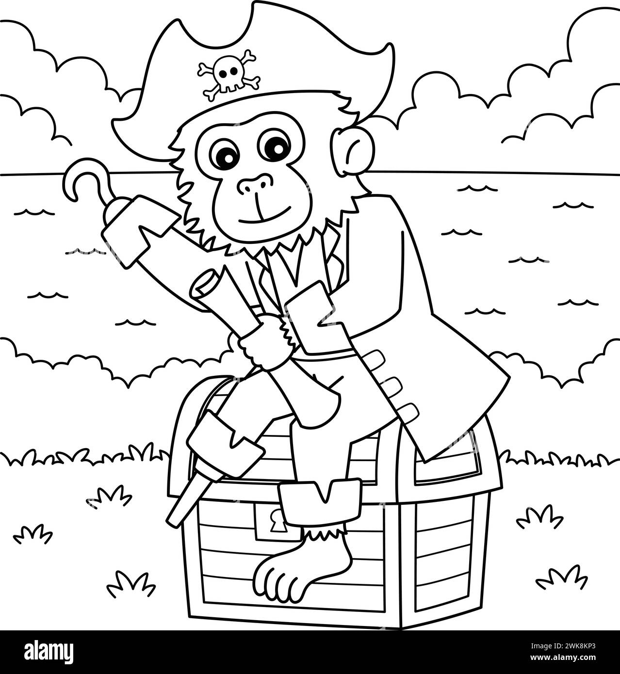 Monkey adventure Cut Out Stock Images & Pictures - Alamy