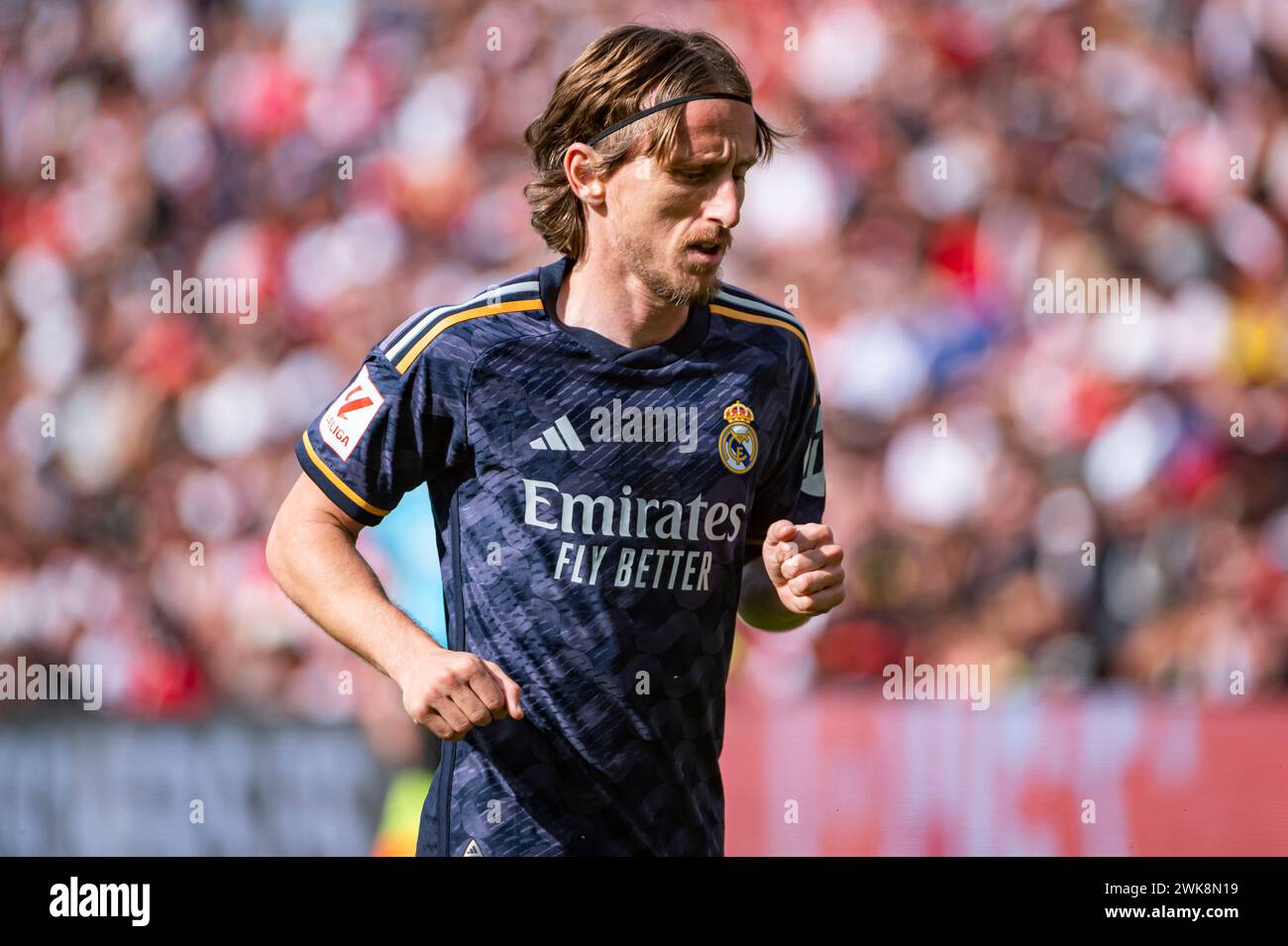 Luka Modric of Real Madrid seen in action during the La Liga EA Sports ...