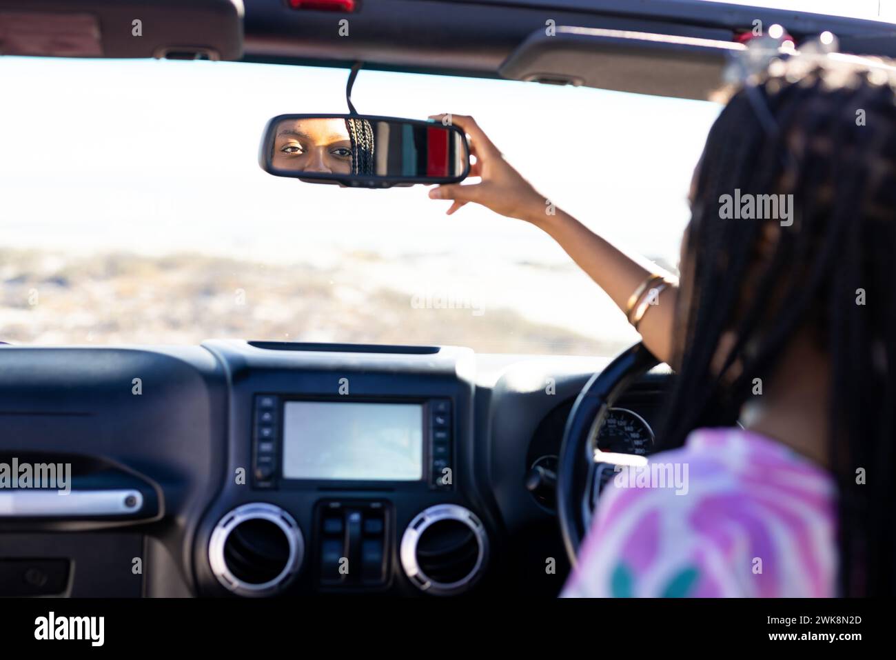 Rearview mirror adjustment hi-res stock photography and images - Alamy