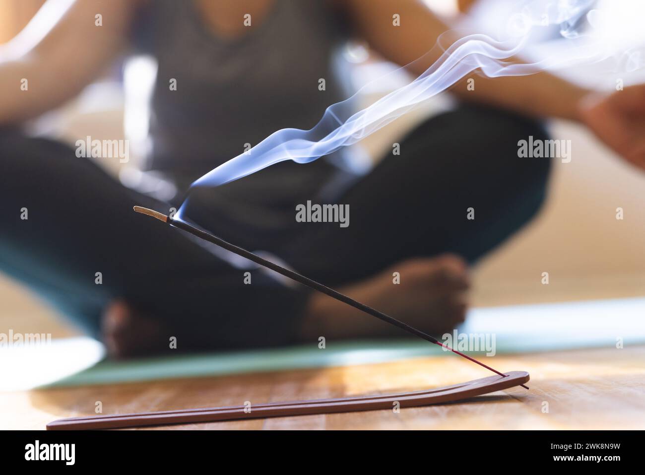 Burning incense home hi-res stock photography and images - Alamy