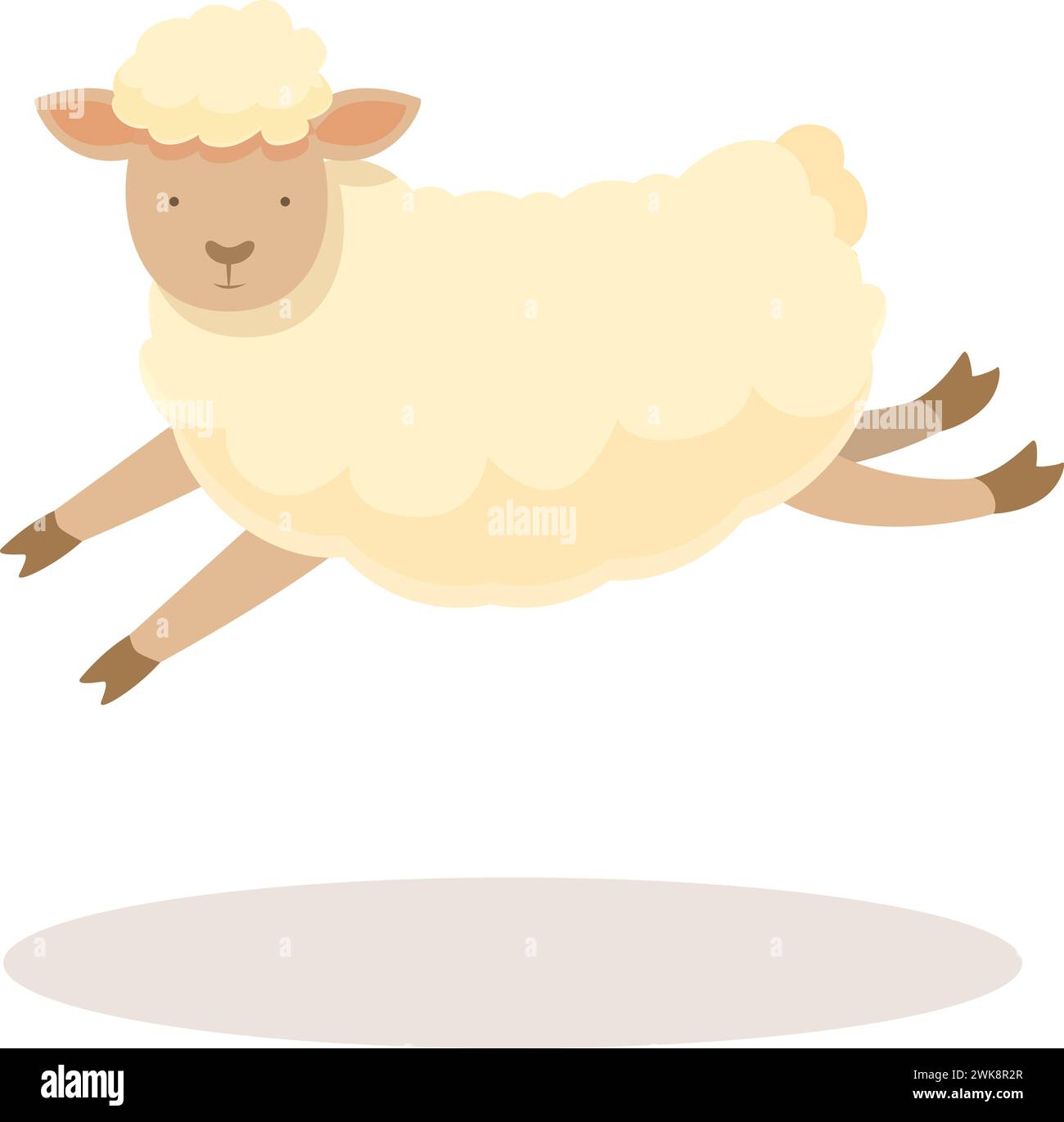 Jumping ewe sheep Cut Out Stock Images & Pictures - Alamy