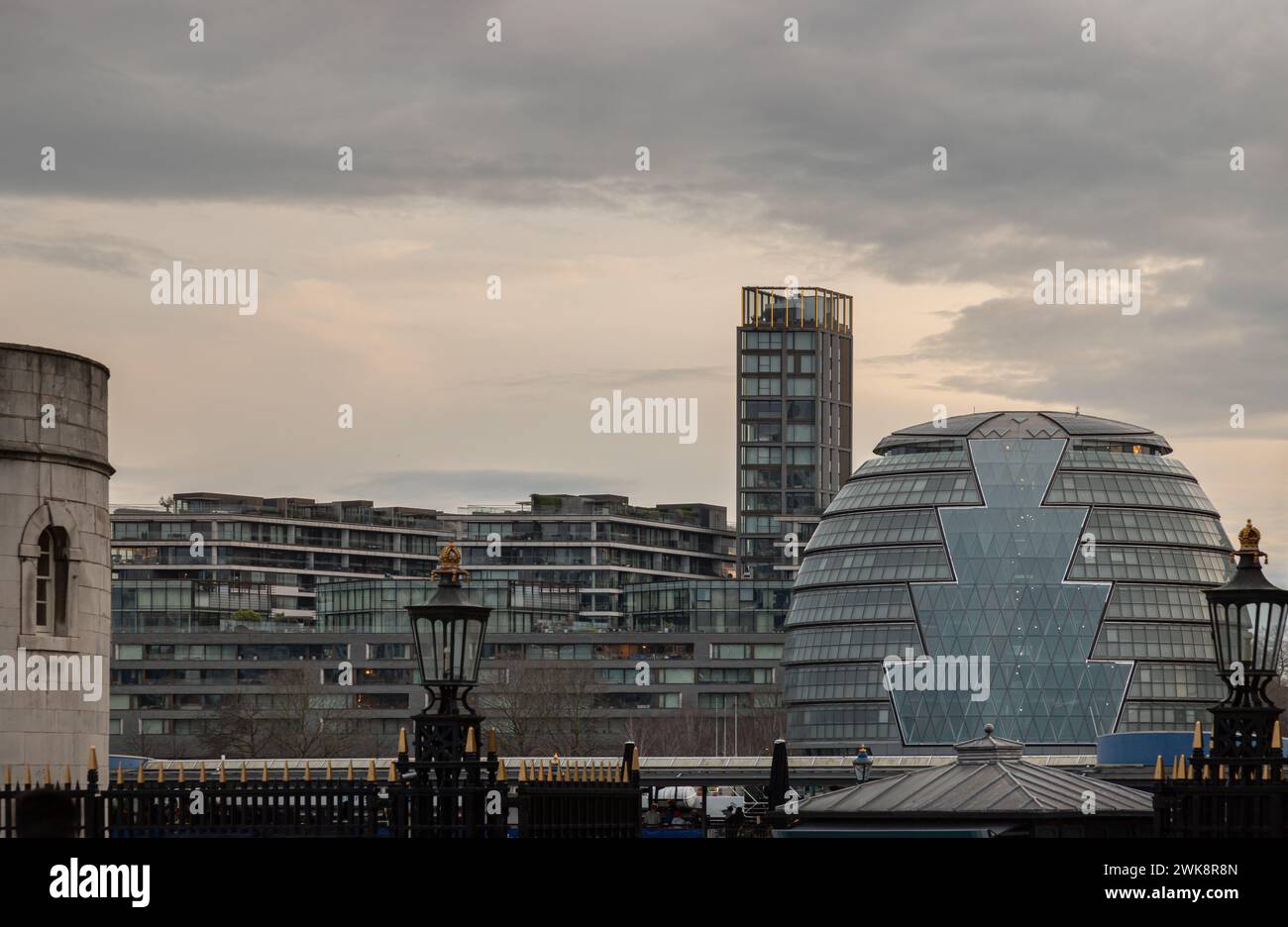 London, UK - Feb 15, 2024 - View of City hall (The Mayor of London's ...