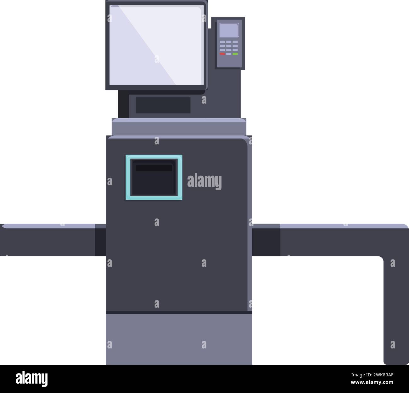 Grocery payment terminal icon Cut Out Stock Images & Pictures - Alamy