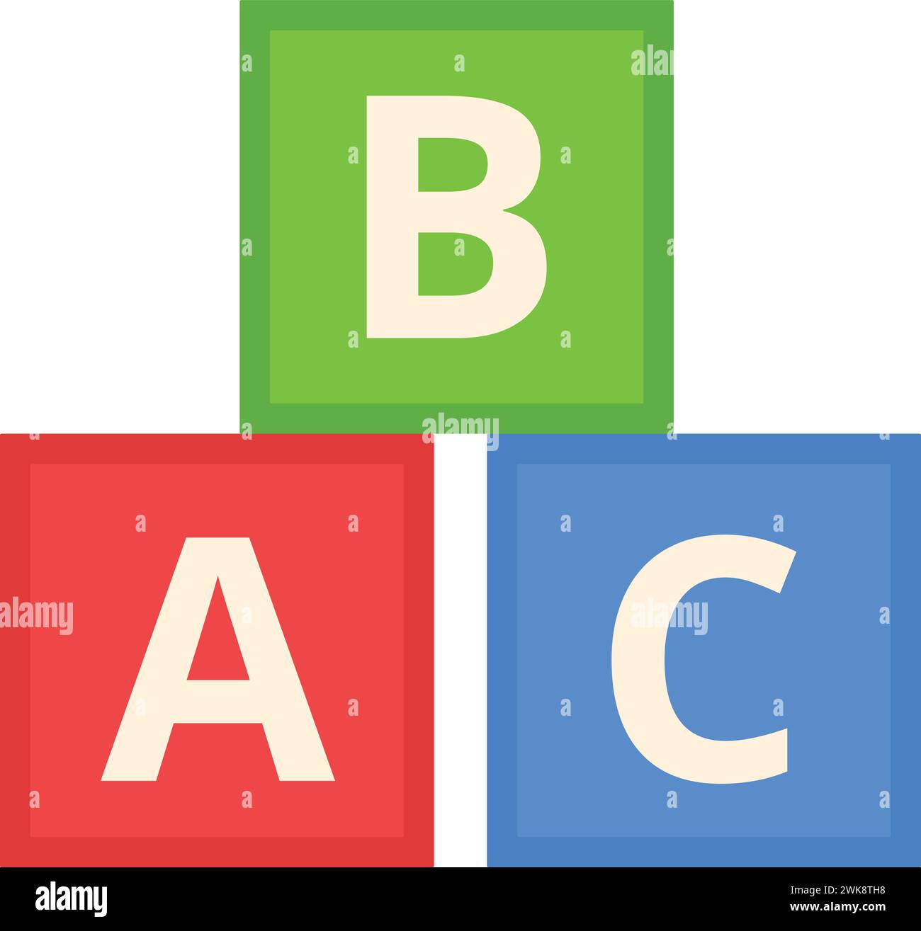 Letter blocks clipart hi-res stock photography and images - Alamy