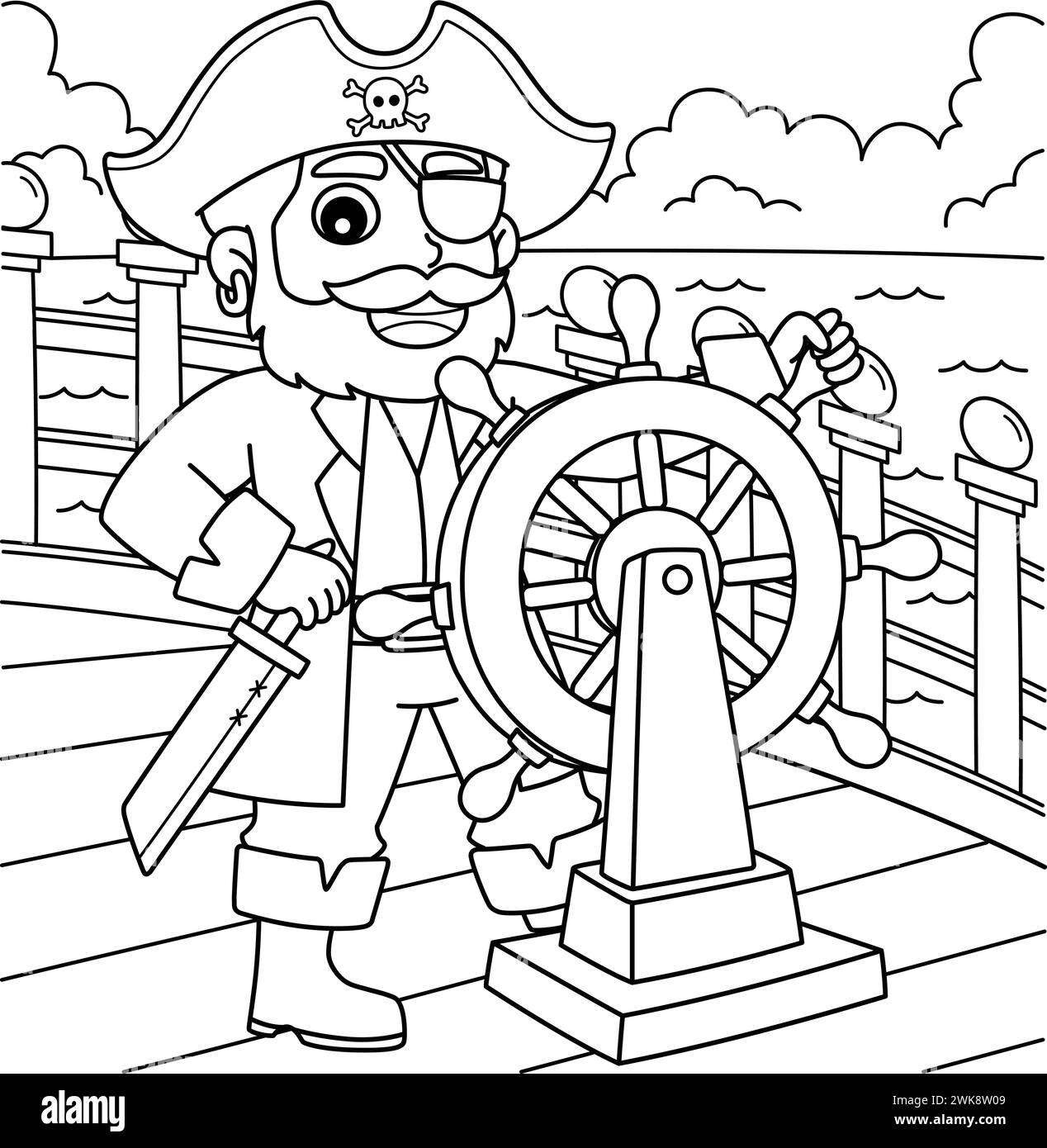 Free Pirate Ship Coloring Pages [2025]