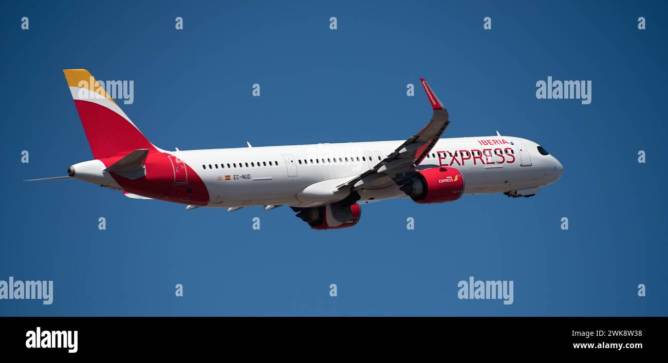 Tenerife, Spain February 16st, 2024. Airbus A321-251NX. Iberia Express ...