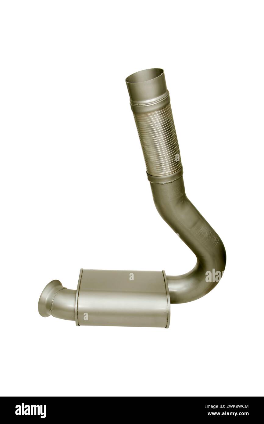 exhaust pipe vehicle spare parts Stock Photo - Alamy