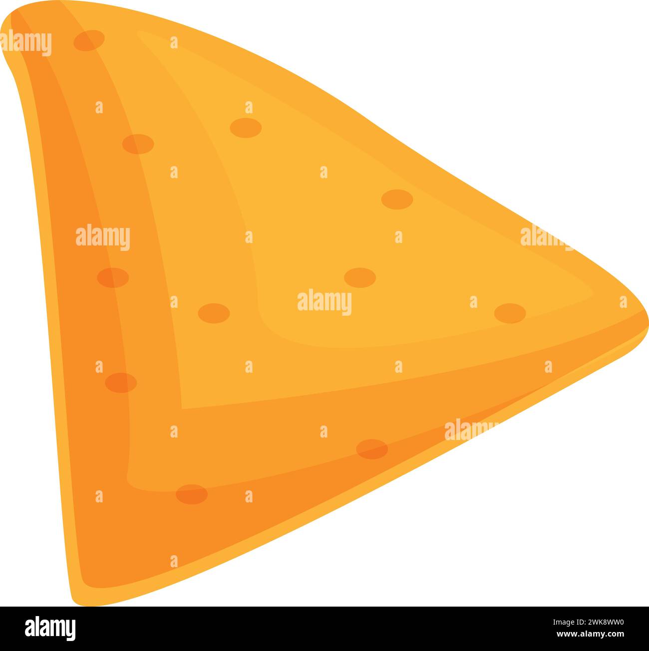 Party day nachos icon cartoon vector. Mexican cuisine. Snack food bowl ...