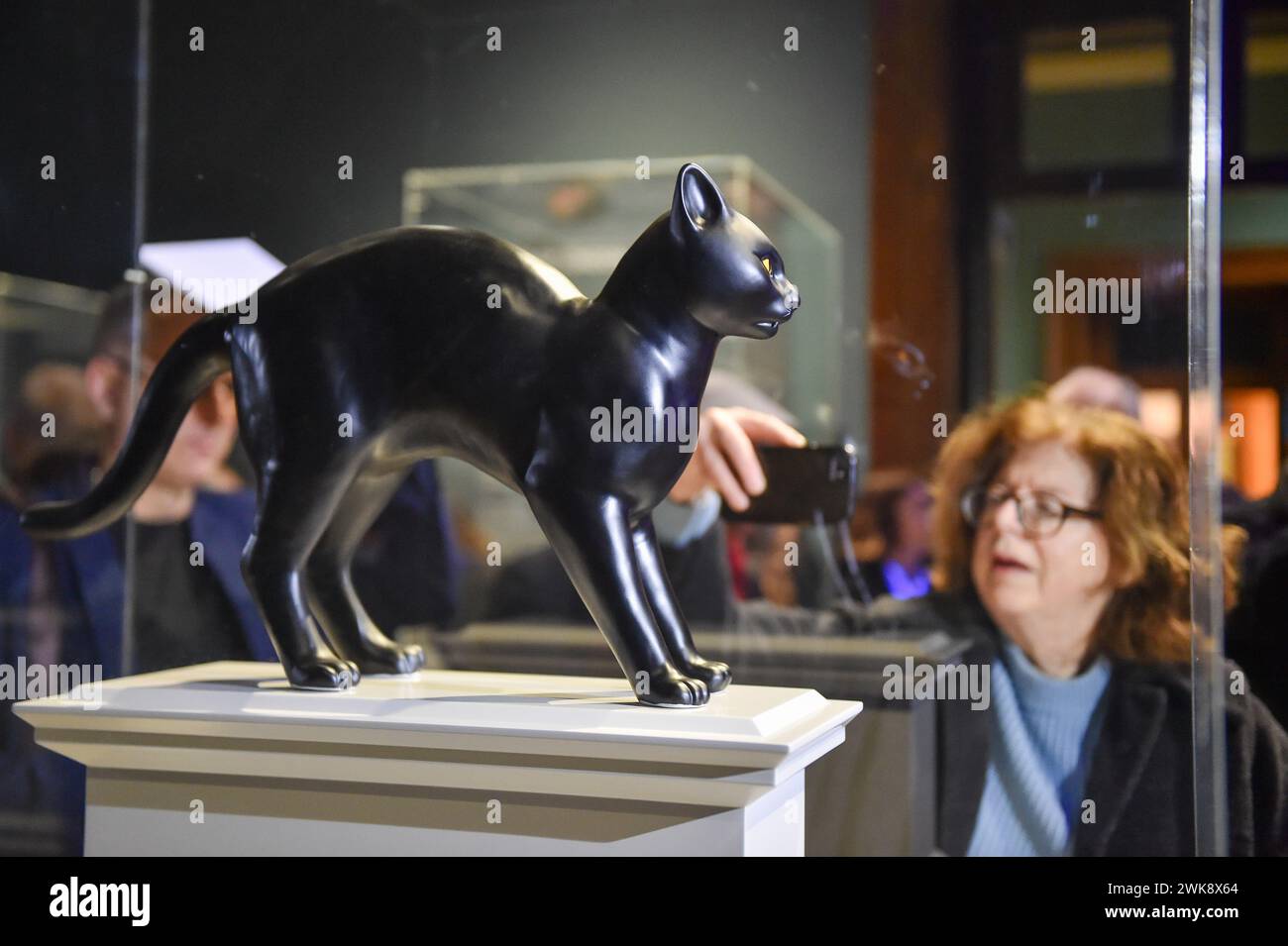 London, England, UK. 19th Feb, 2024. Maquette for the proposed artwork ...