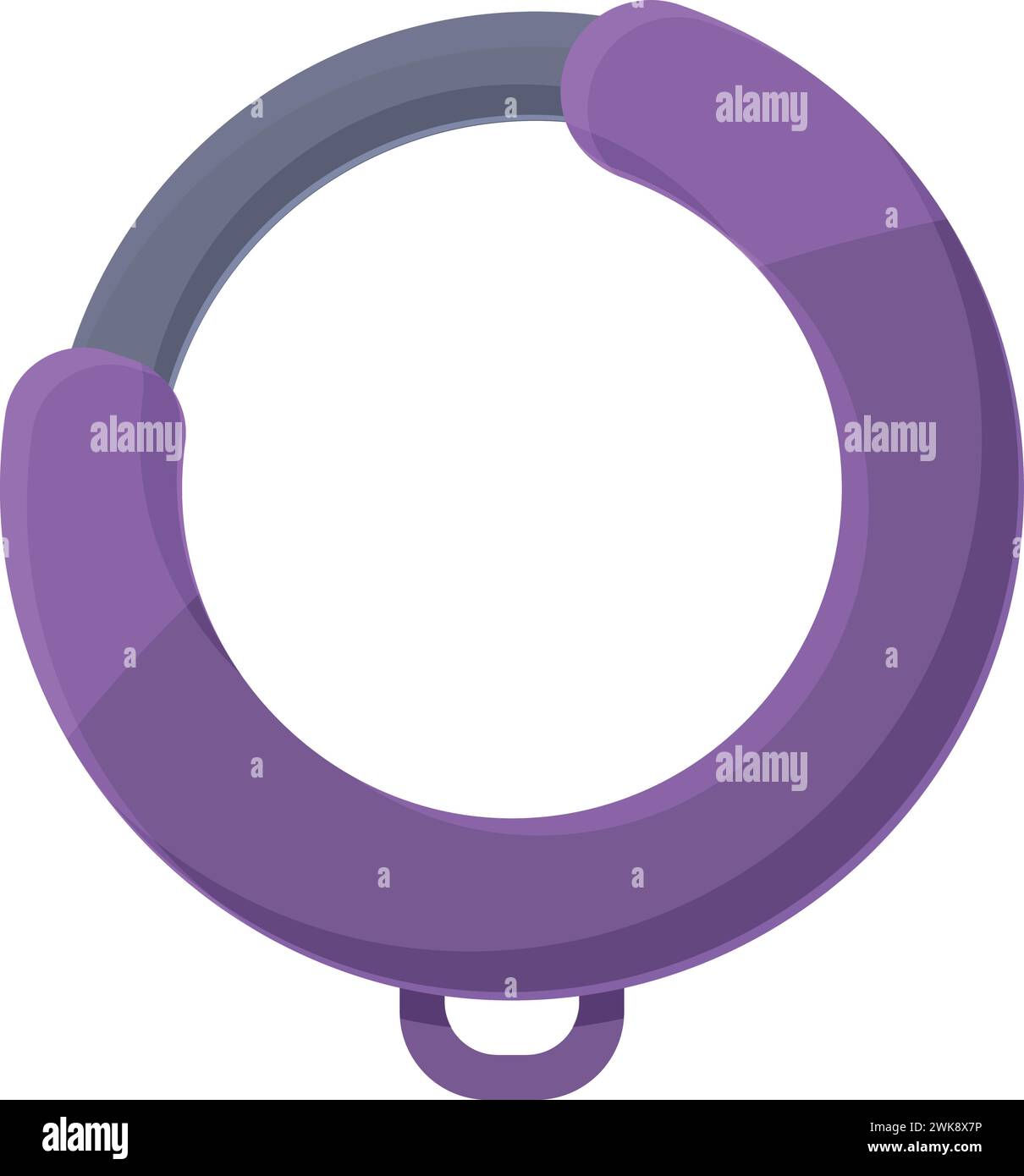 Violet carbine icon cartoon vector. Security adventure. Safety metal ...