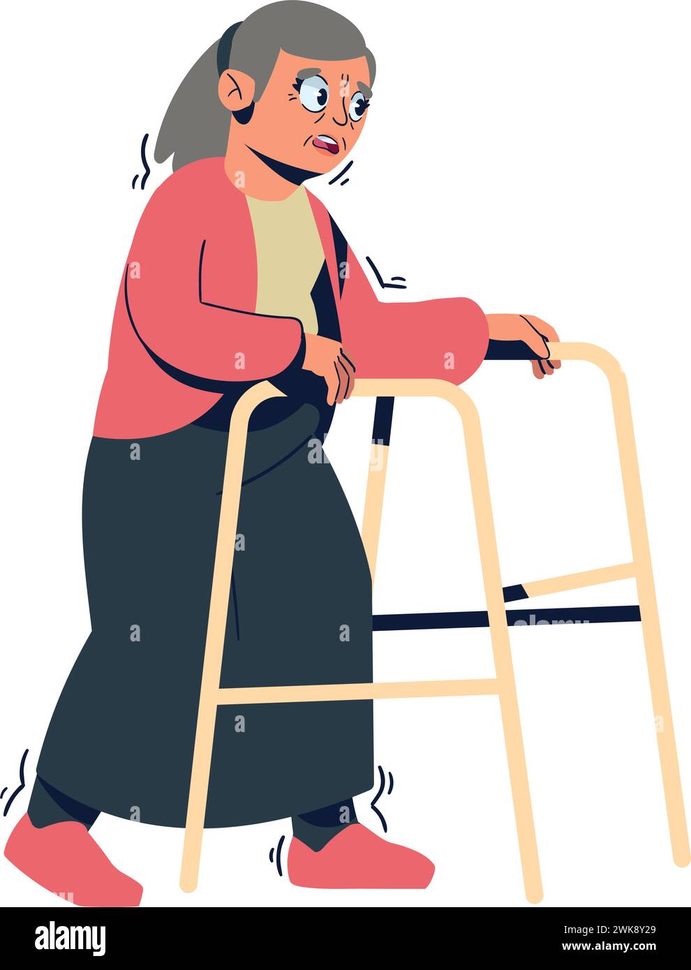 Emotional mature Stock Vector Images - Alamy