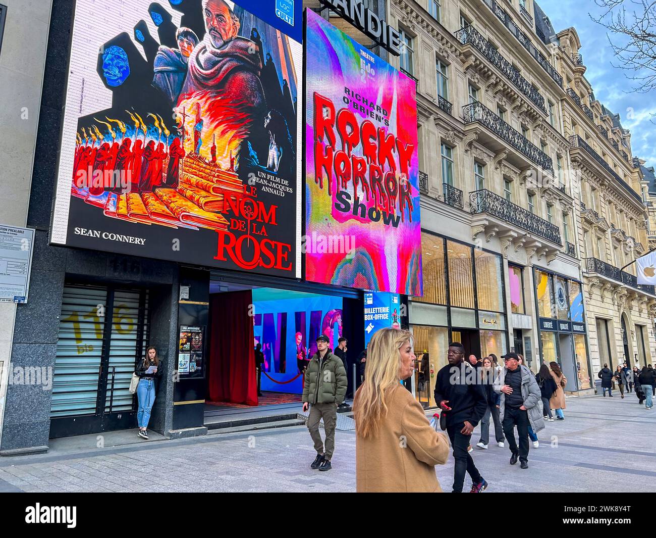 Posters cinema movie theater hi-res stock photography and images - Alamy