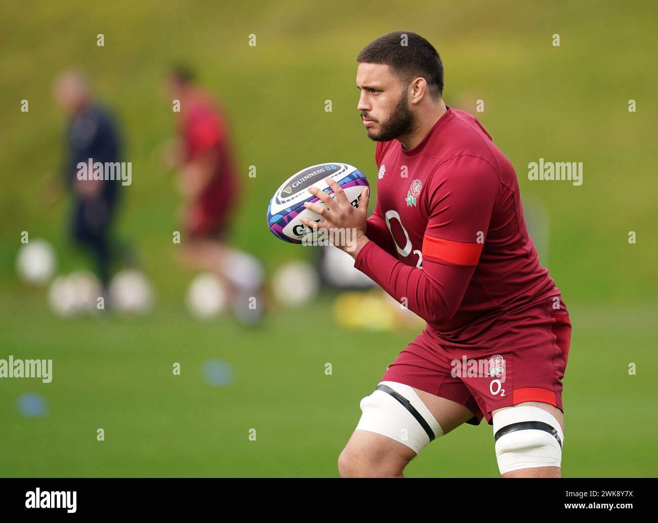 England's Ethan Roots during a training session at Honda England Rugby ...