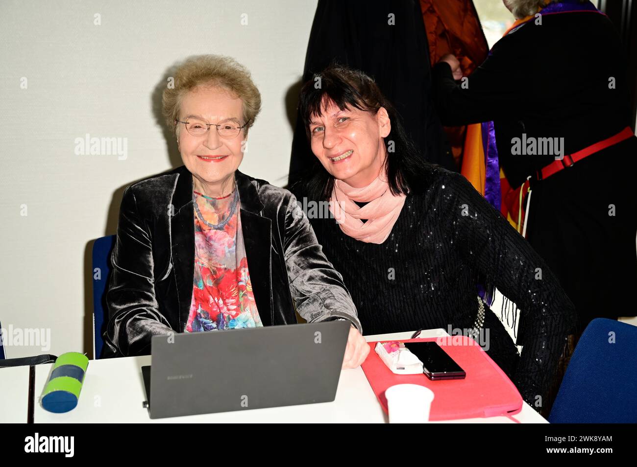 Bundesjustizministerin a.D. Herta Däubler-Gmelin und Heike Valentin ...