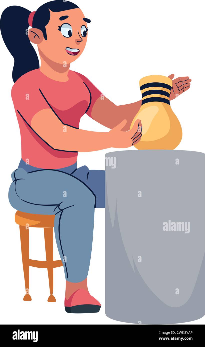 Artisan craftswoman Stock Vector Images - Alamy