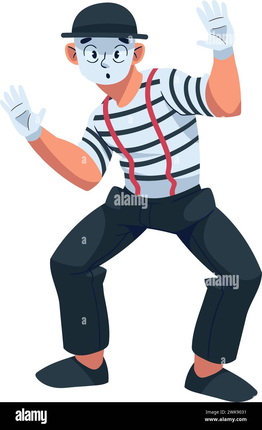 Mime make up Stock Vector Images - Alamy