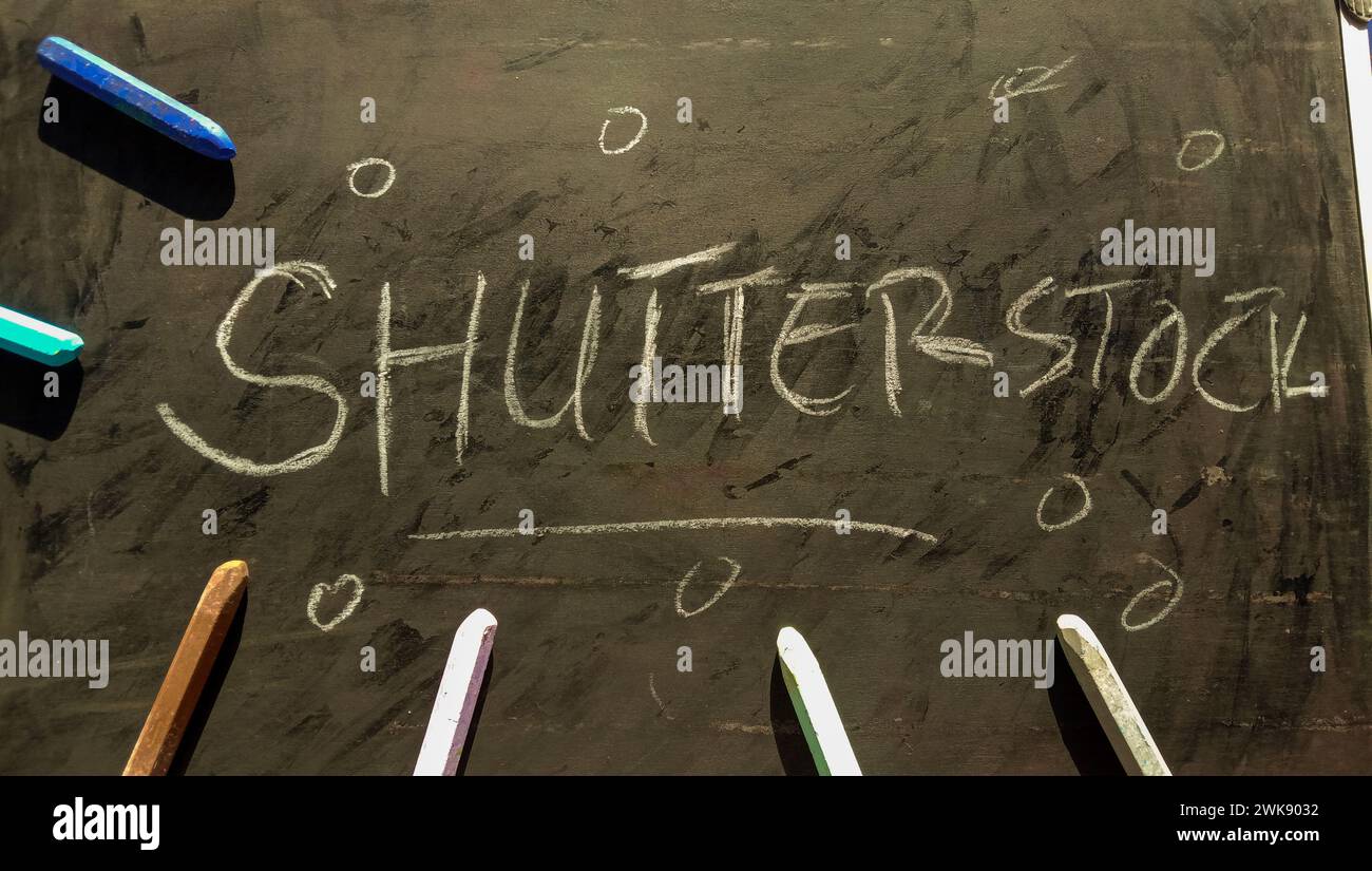 In stock text on colorful hi-res stock photography and images - Alamy