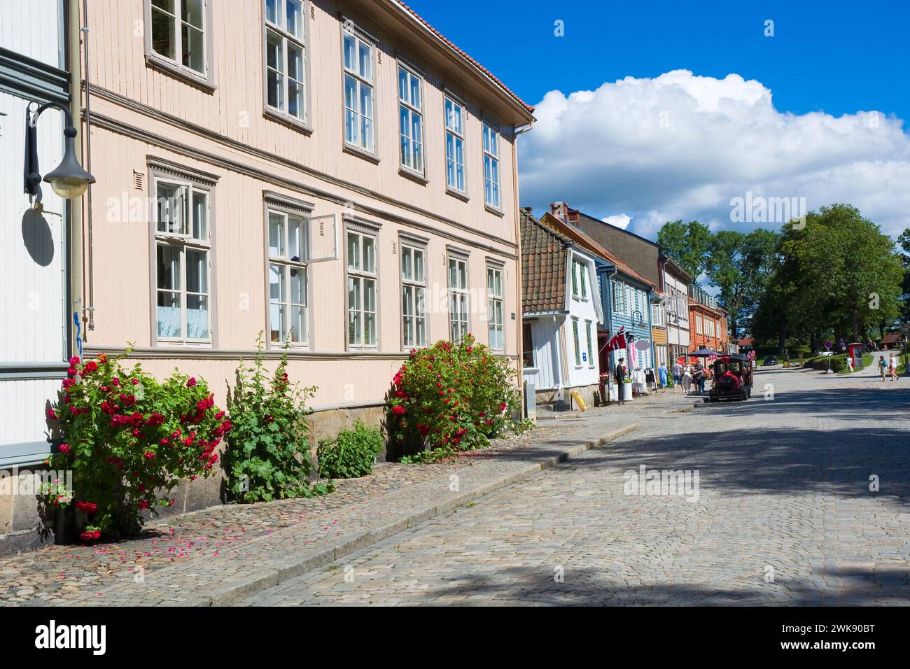 Architecture of the Old Town of Fredrikstad, Norway Stock Photo - Alamy