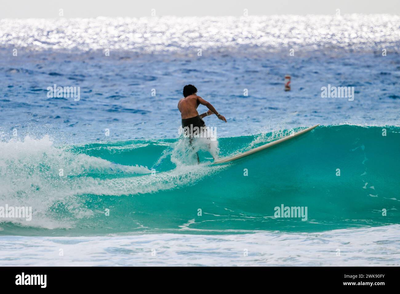 A Male Surfer, Surfing An Atlantic Ocean Wave At Drill Hall Beach ...