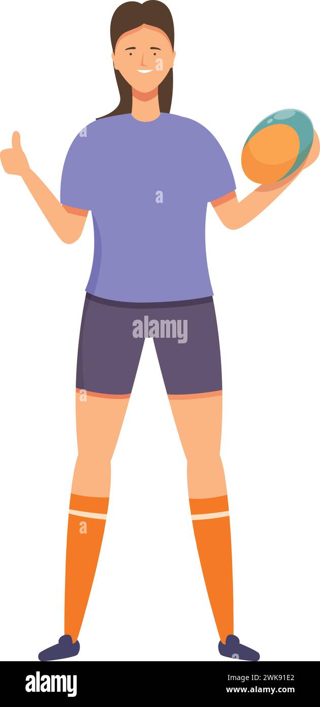 Thumb up happy player icon cartoon vector. Sport team game. Power hobby ...