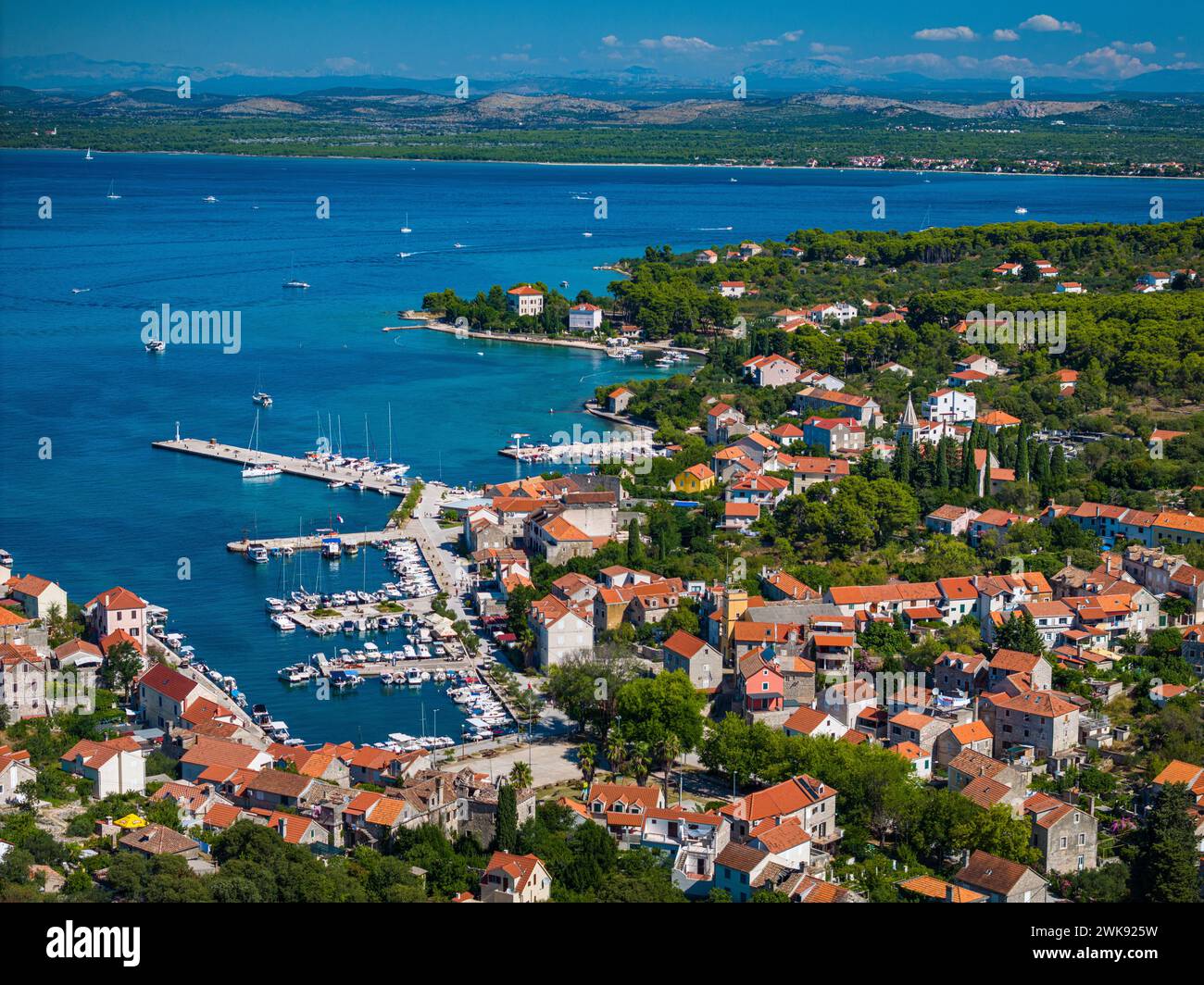 Island Zlarin, Adriatic, Croatia Stock Photo - Alamy