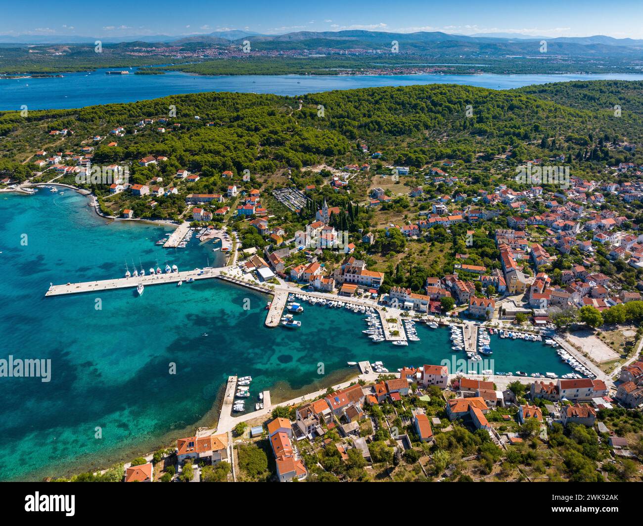 Island Zlarin, Adriatic, Croatia Stock Photo - Alamy