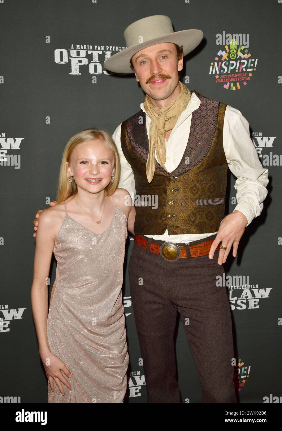 Los Angeles, Ca. 18th Feb, 2024. Haddie Dailey, Golden Garnick at the ...